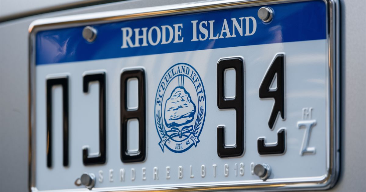 Rhode Island License Plate