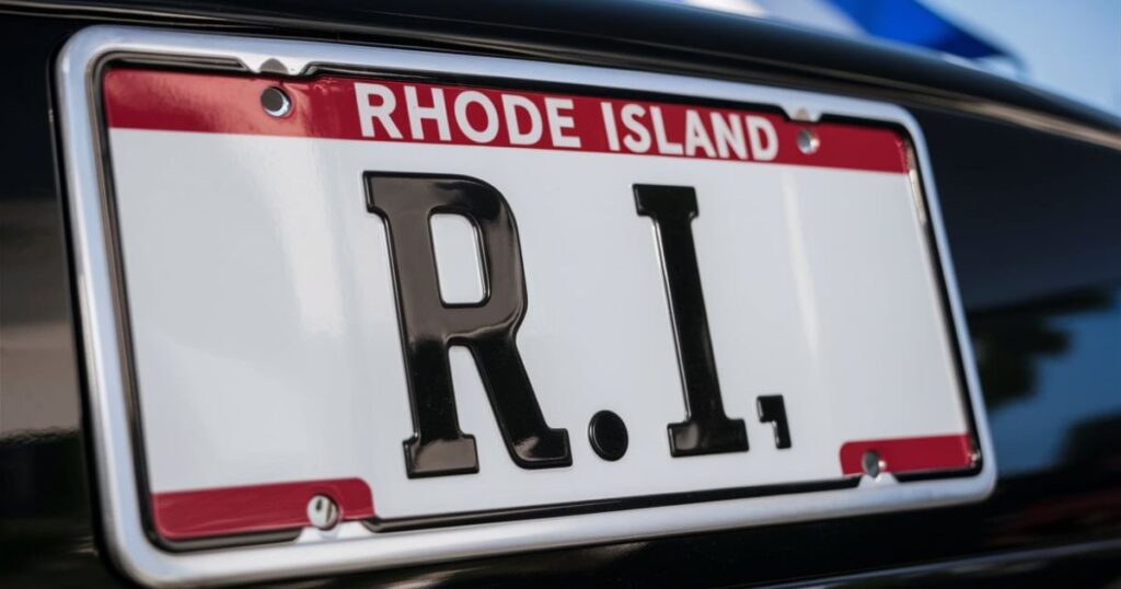Rhode Island License Plate