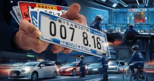 Japanese license plate