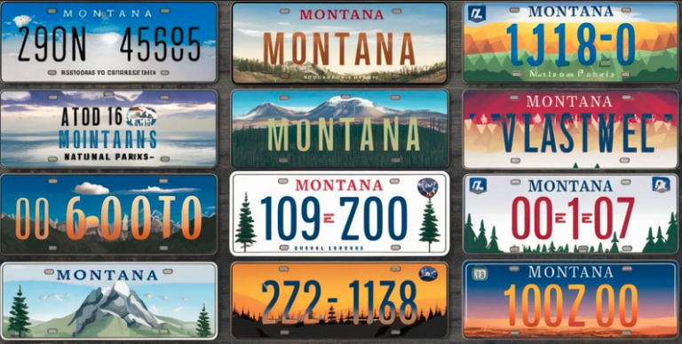 Montana License Plate Options