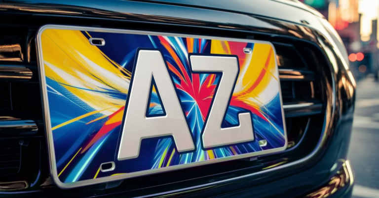 Custom License Plate AZ