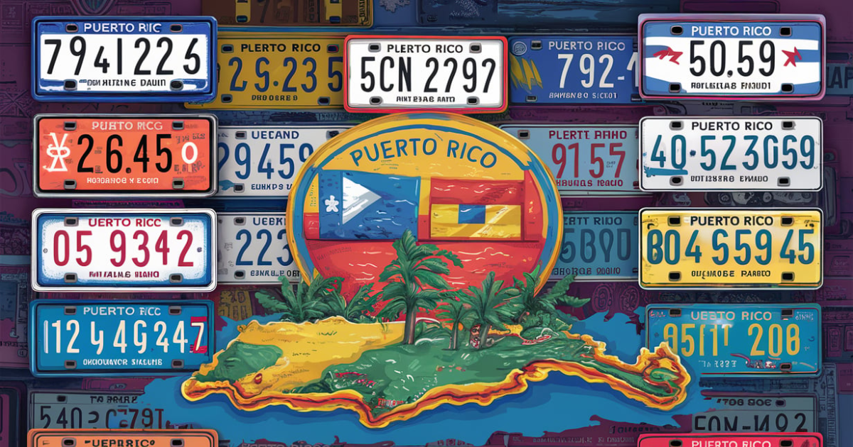 Puerto Rico License Plate - plateinsights