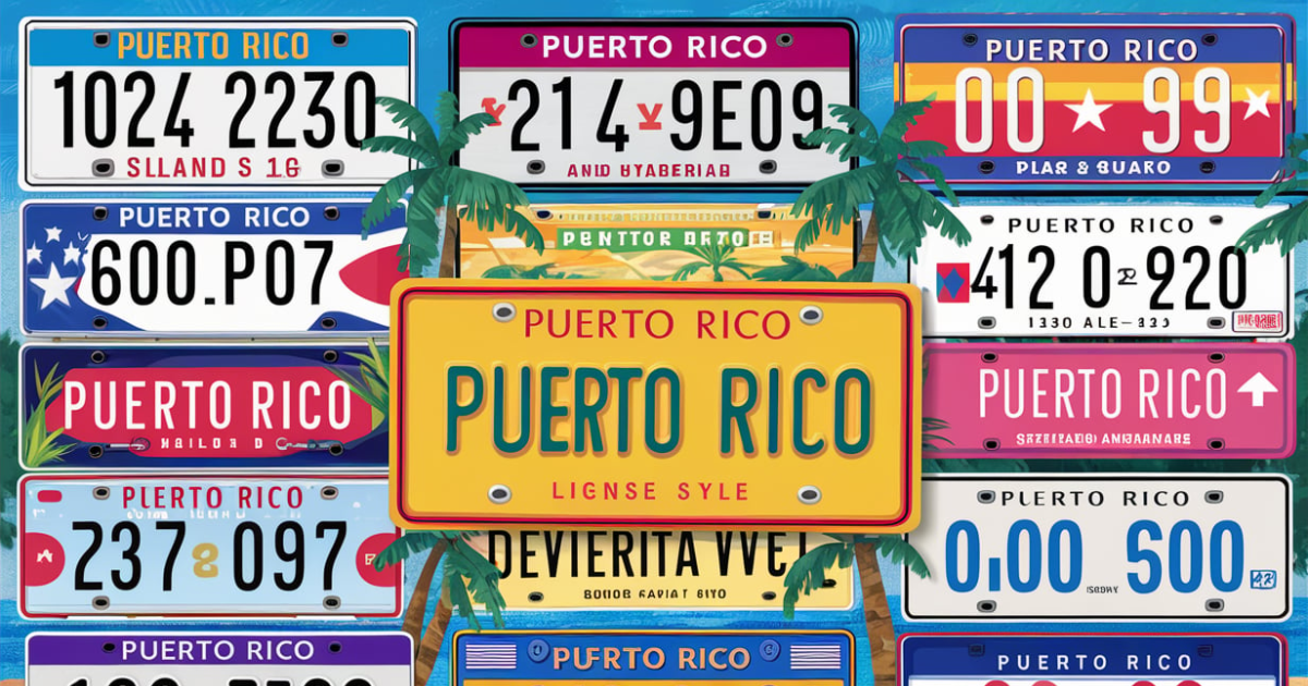 Puerto Rico License Plate - plateinsights