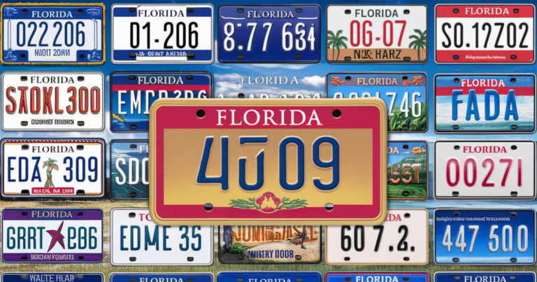 Custom License Plate Florida