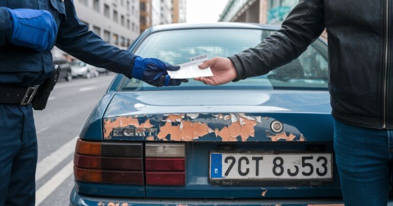 Can You Get a Ticket for a Peeling License Plate?